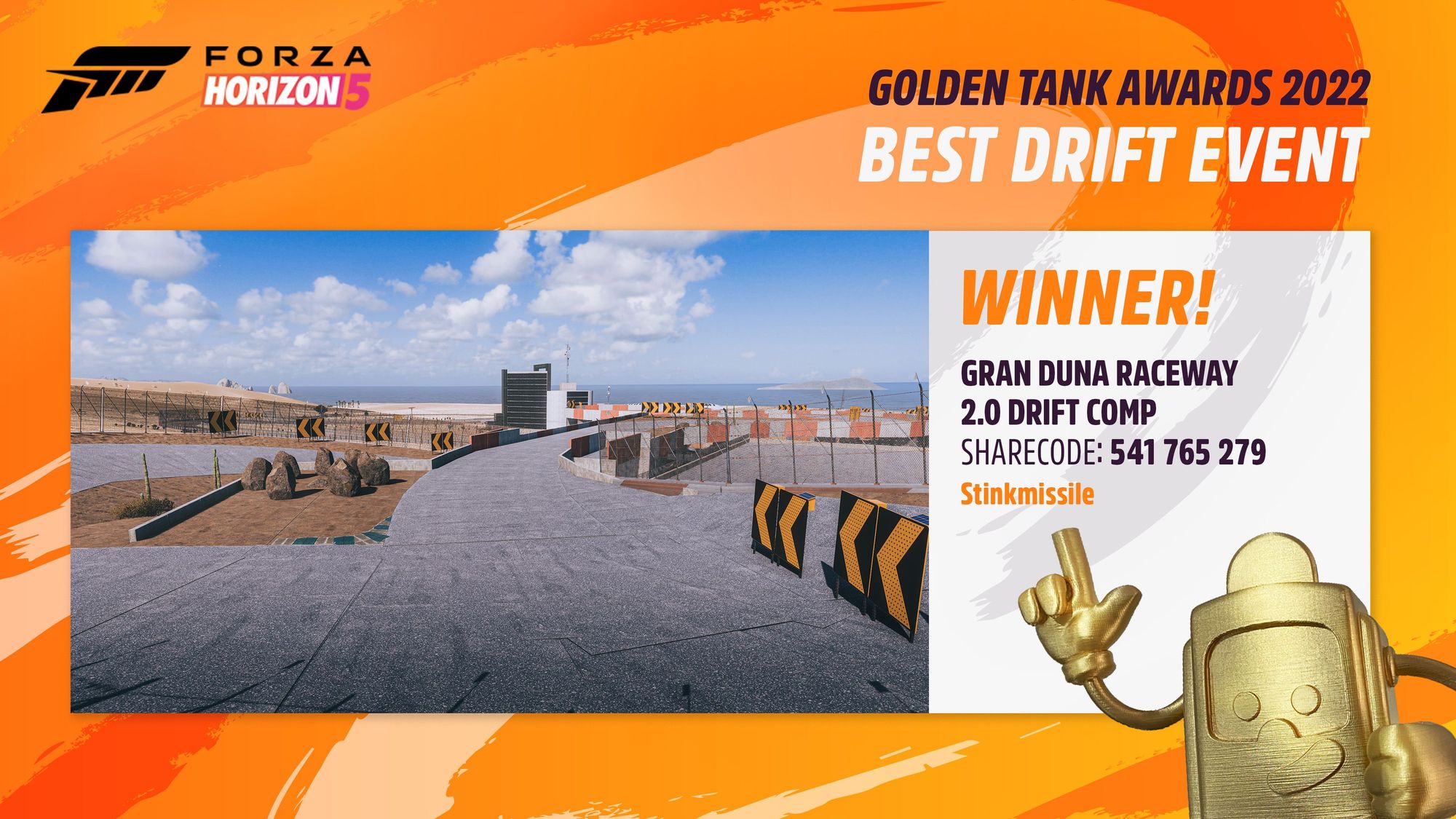 Forza Horizon 5 Golden Tank Awards