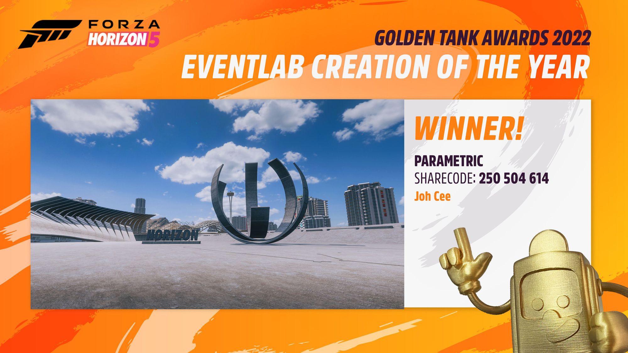 Forza Horizon 5 Golden Tank Awards