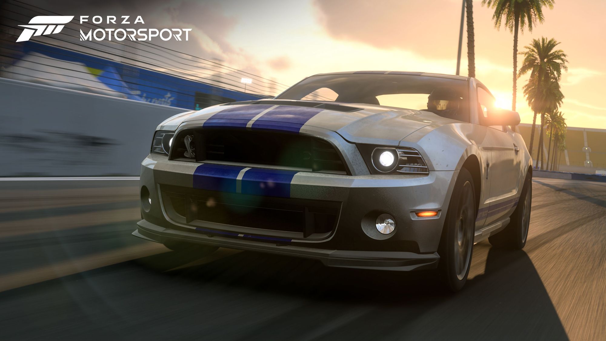 Drift Pony Cars on Sunset Peninsula in Forza Motorsport