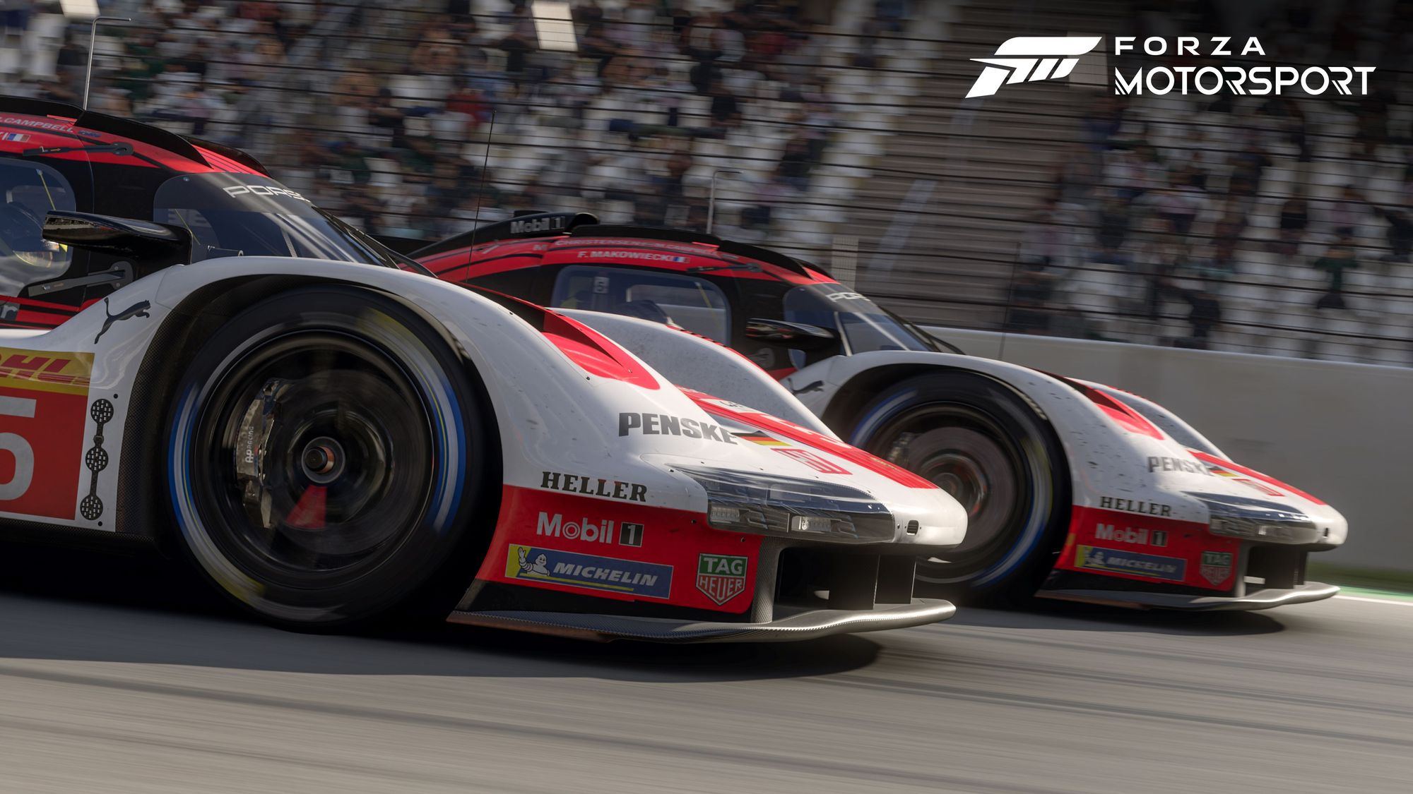 Drift Pony Cars on Sunset Peninsula in Forza Motorsport