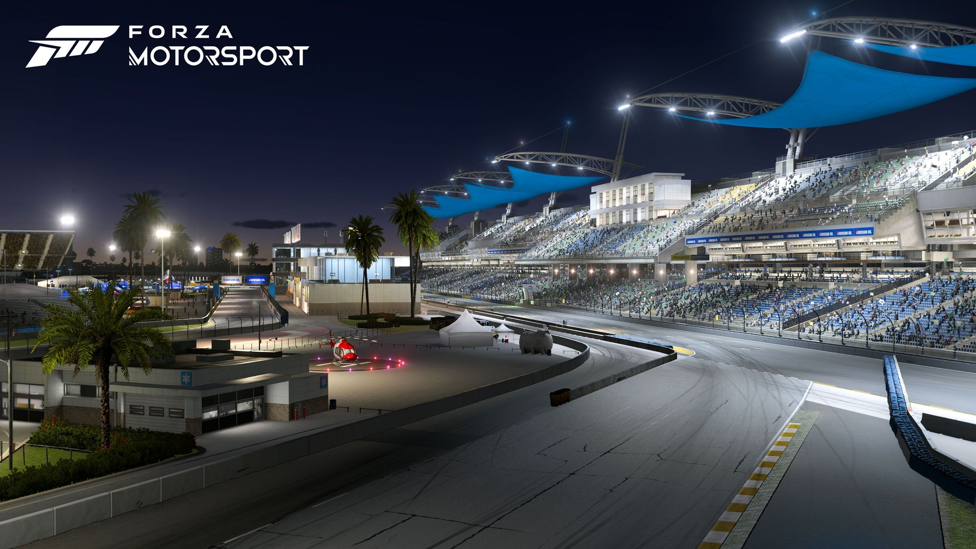 Drift Pony Cars on Sunset Peninsula in Forza Motorsport