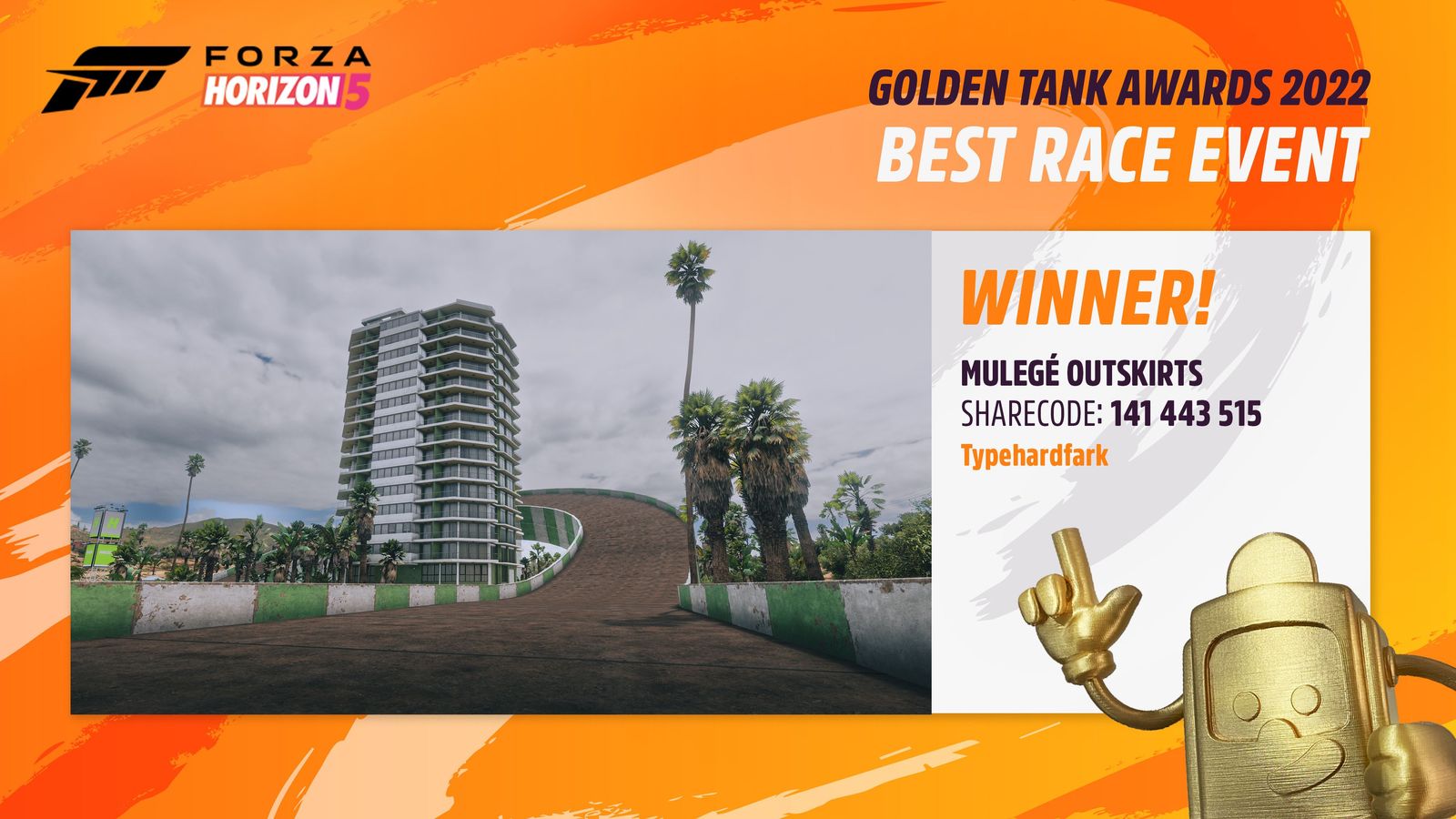 Forza Horizon 5 Golden Tank Awards