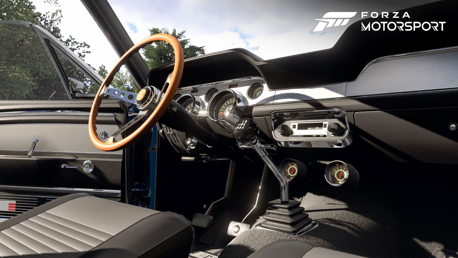 Drift Pony Cars on Sunset Peninsula in Forza Motorsport