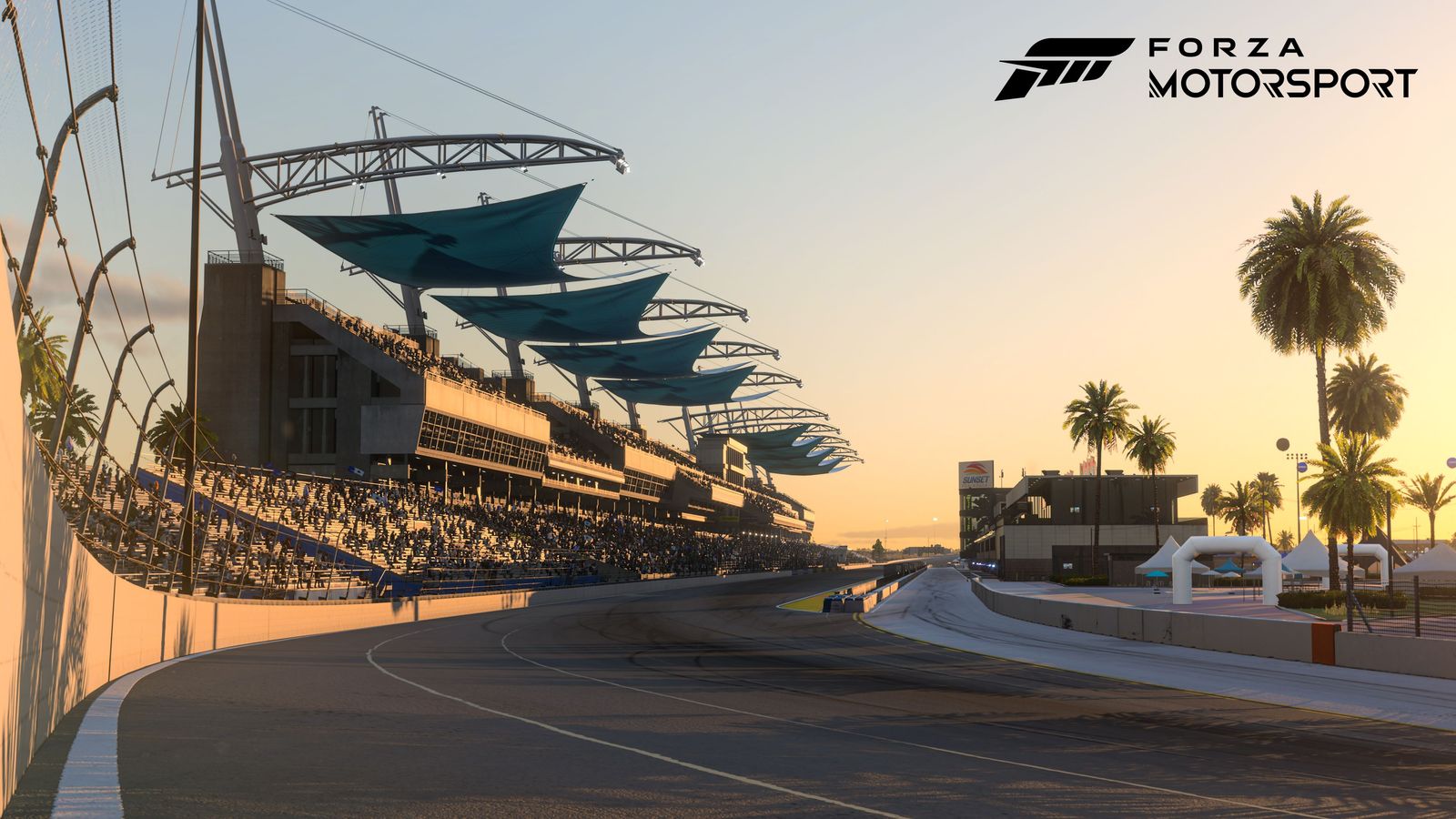 Drift Pony Cars on Sunset Peninsula in Forza Motorsport